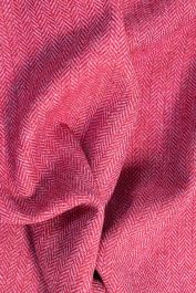 CLOTH Dublin Irish Wool Tweed Fabric with Silk - Herringbone - Red ...